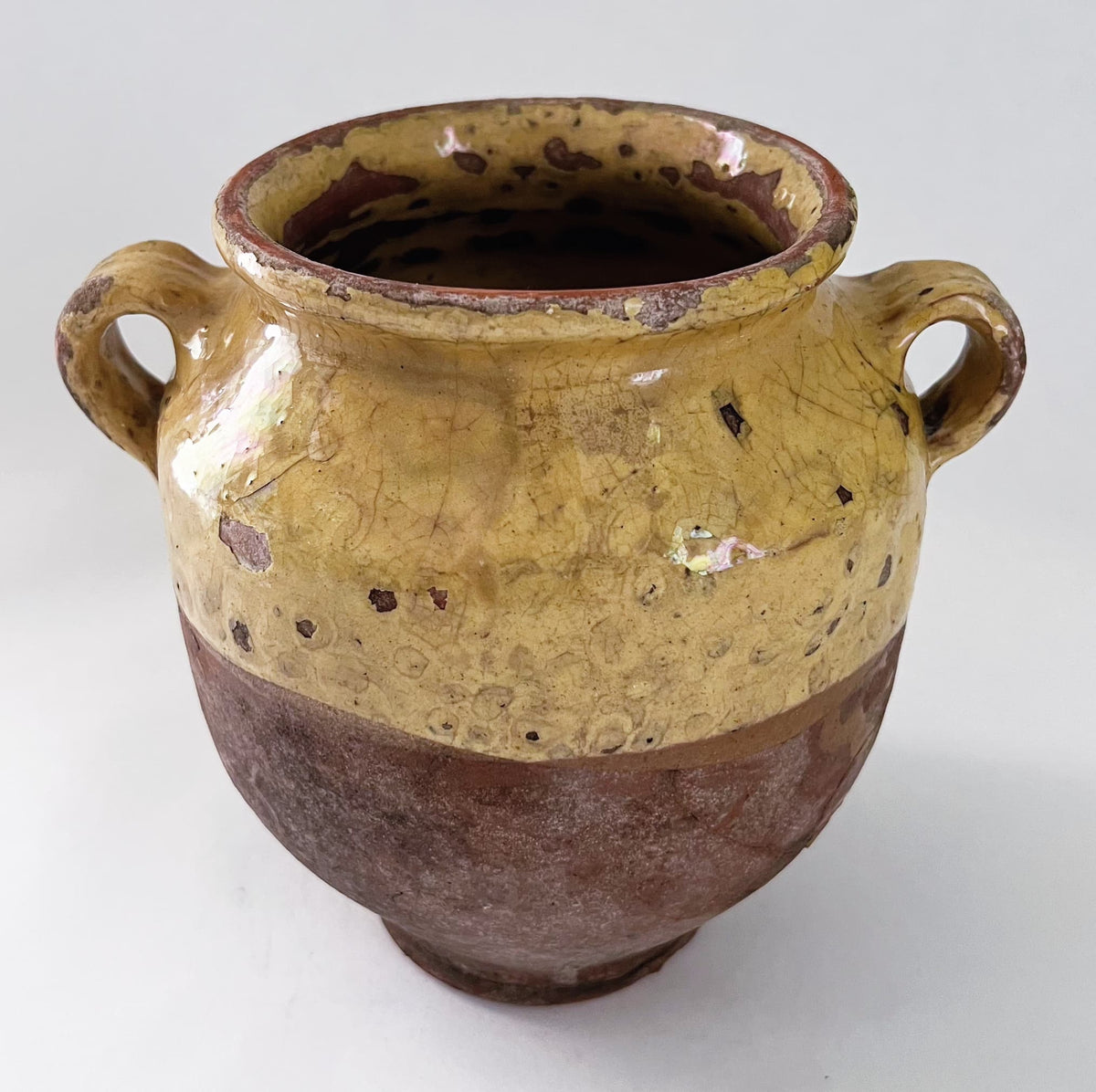 Flot 100 år gammel gul-glaseret krukke fra Sydfrankrig – La Table d ...